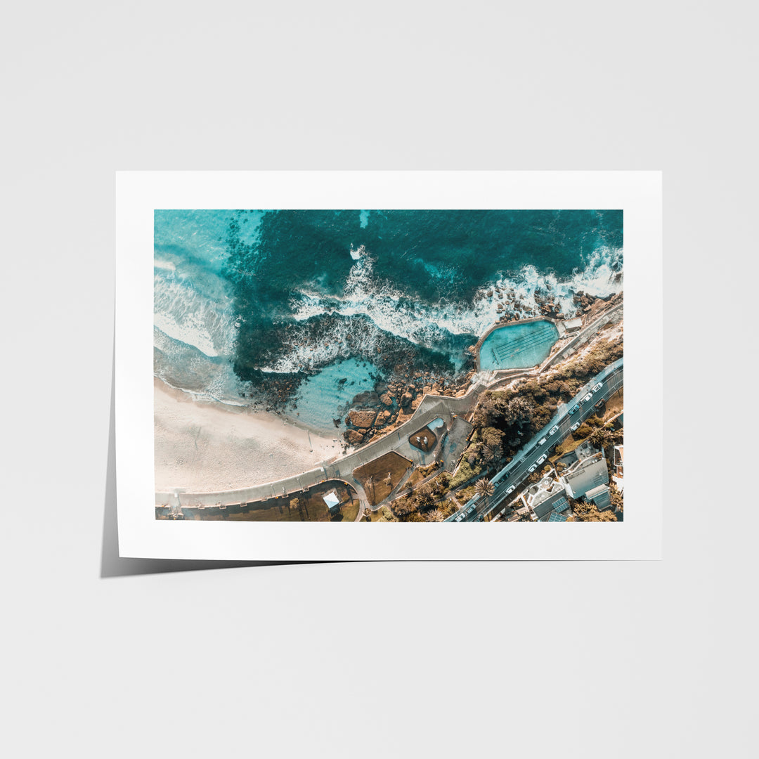 Bronte Beach Rock Pool and Bogey Hole | Bronte Beach Poster Print and ...