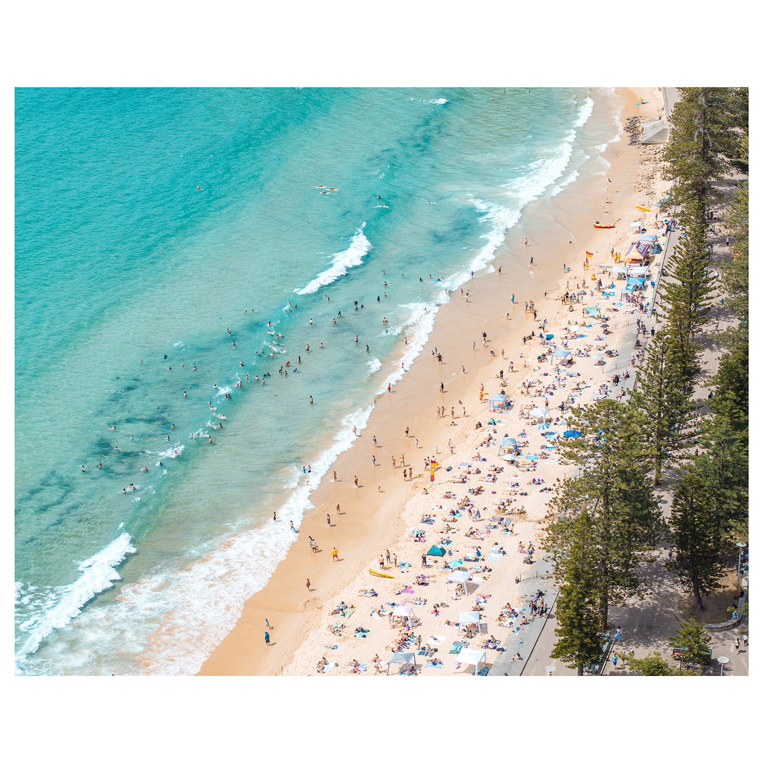 Manly Beach Art Print Poster – Through Our Lens