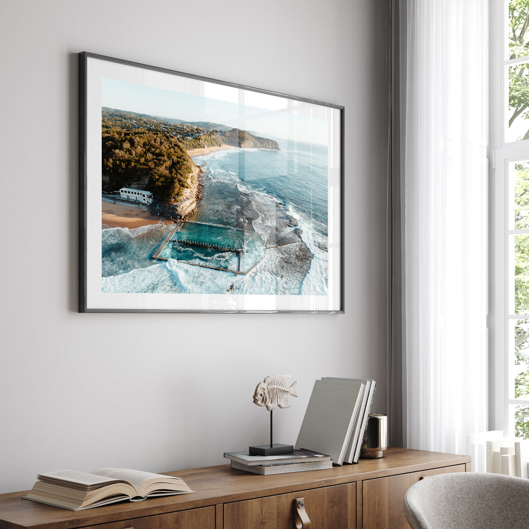 Narrabeen Beach | Fine Art Aerial Print and Framed Wall Art– Through ...