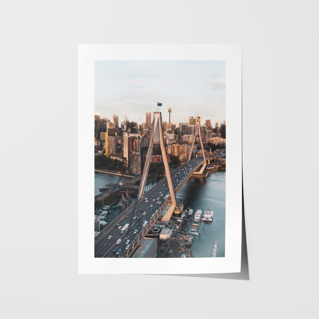 Anzac Bridge Art Print– Through Our Lens