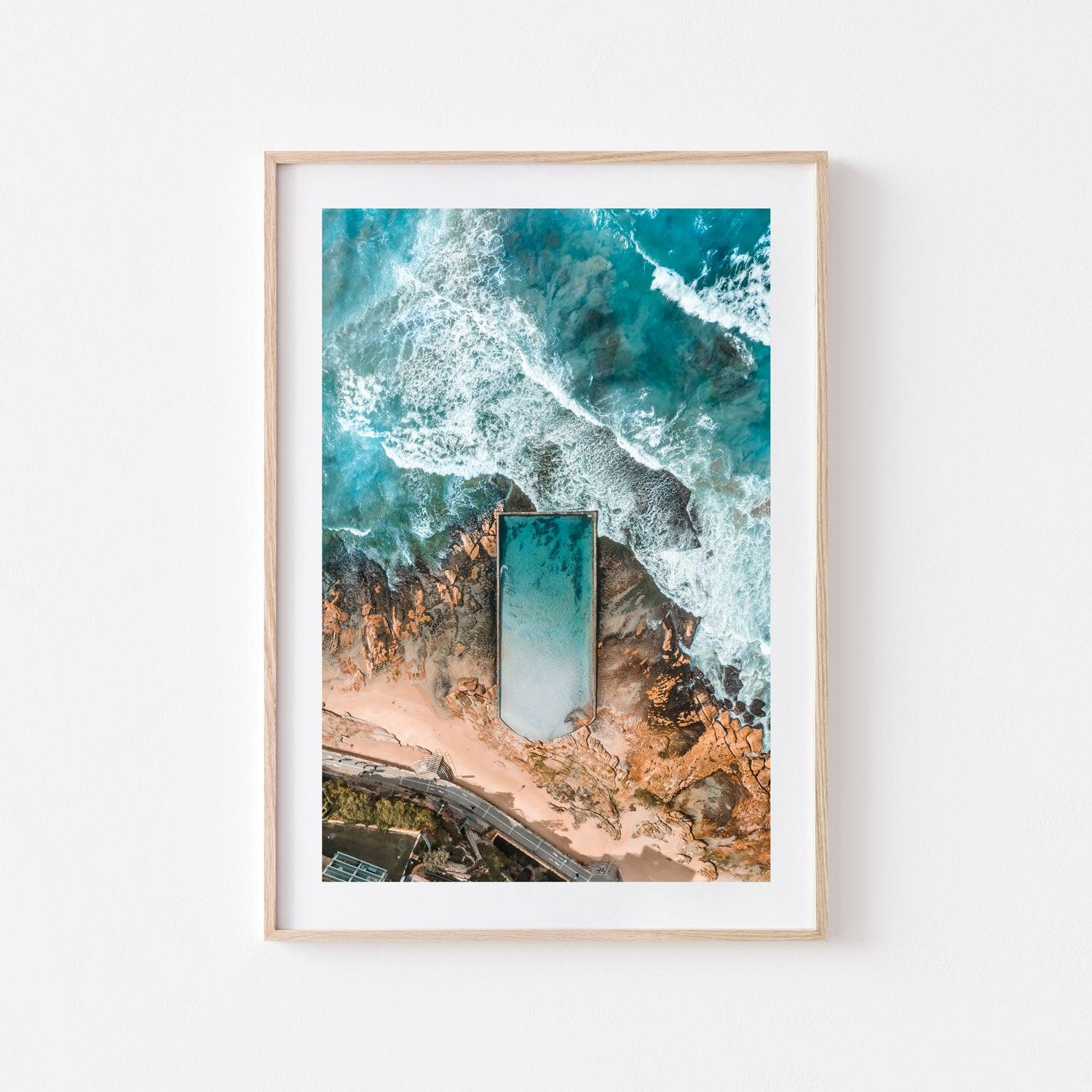 North Cronulla Rock Pool Wall Art - Framed and Unframed Photo print ...