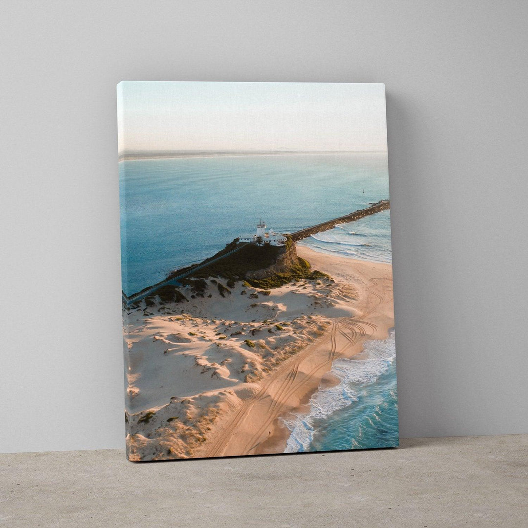 Nobbys Lighthouse Art Print– Through Our Lens