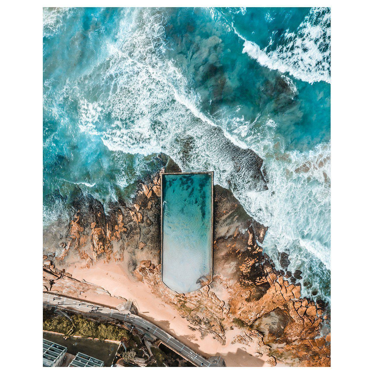 North Cronulla Rock Pool Wall Art - Framed and Unframed Photo print ...