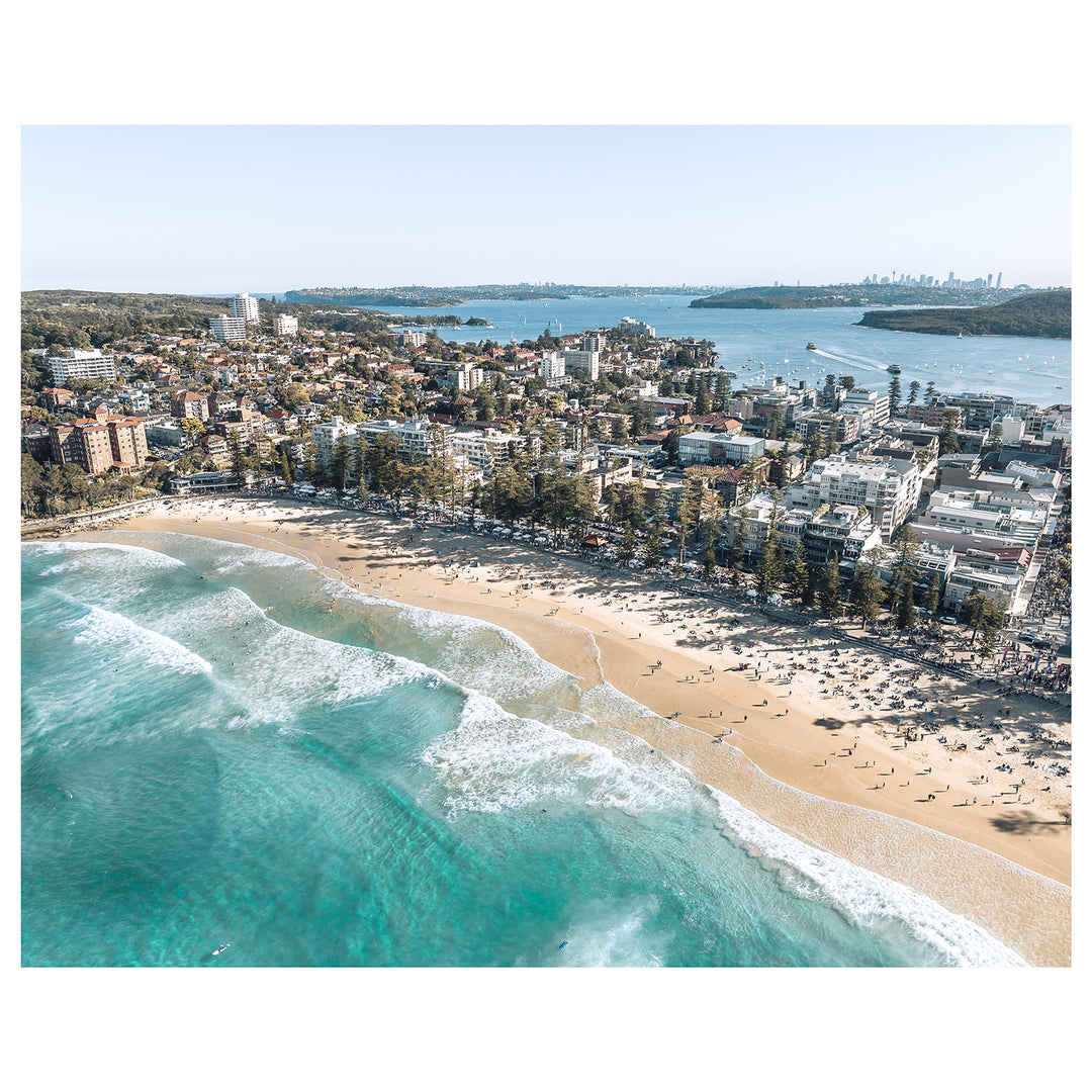 Manly Beach Art Print Poster– Through Our Lens